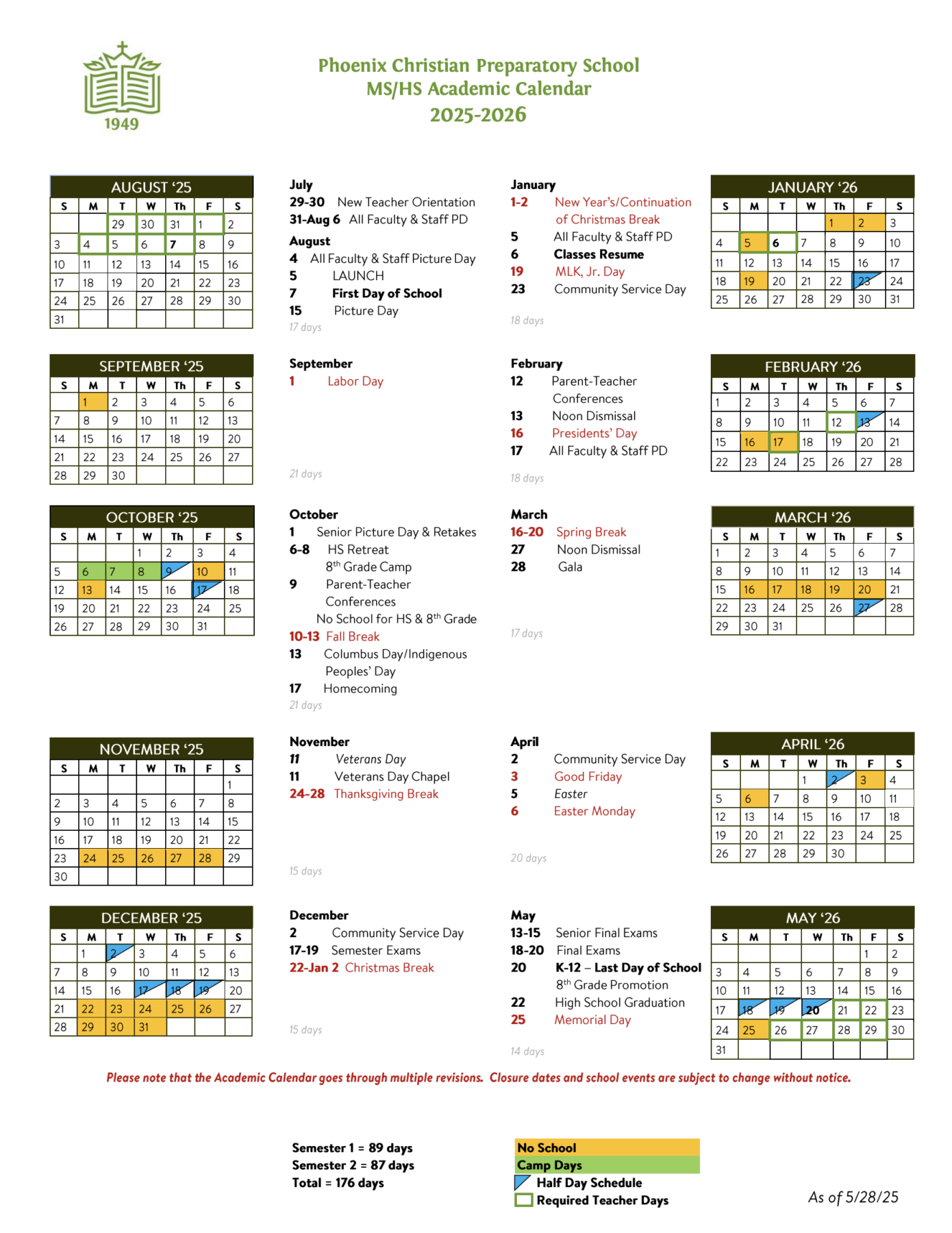 Staff and Faculty Directory – Phoenix Christian